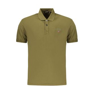 Napapijri Gr&uuml;nes Baumwoll-Herrenpoloshirt