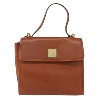 Celine Sac &agrave; main en cuir doccasion - Femme - Pre-owned - Brun - Taille: ONE Size