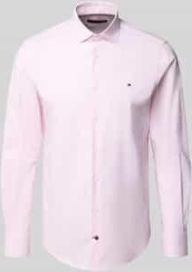 Tommy Hilfiger Tailored Slim Fit Businesshemd aus hochwertigem Baumwoll-Mix