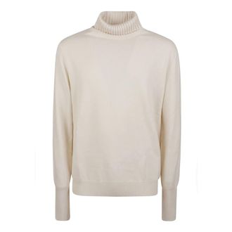 Ballantyne Pullover mit Rollkragen aus Glattstrick - - Knitwear - Herren - Wei&szlig; - XL