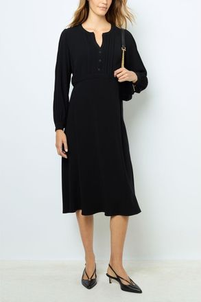 Gerard Darel Robe midi cintr&eacute;e noire - SOLANGE - Noir