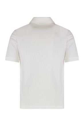Ferragamo Mens Cotton-Piqu&eacute; Polo Shirt White T-shirts And Polos