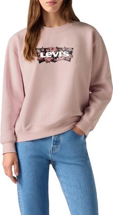 Levi's Damen Gr Everyday Crew Sweatshirt, Lse_Gab Rose Bw Fill, XL