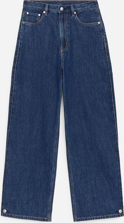 Arket Jeans Mit Abgerundetem Bein -Blau