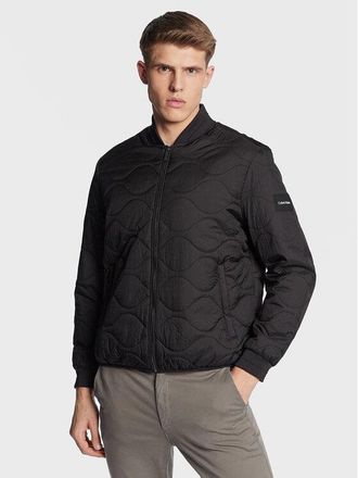 Calvin Klein &Uuml;bergangsjacke Crinkle K10K110680 Schwarz Regular Fit