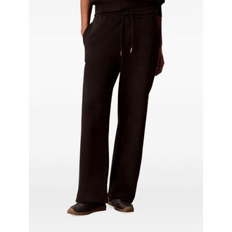 Calvin Klein Wide-Leg Track Pants - Black