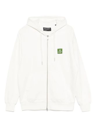 Marc O'Polo hoodie &agrave; patch logo - Blanc