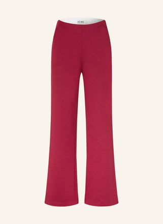 Ichi Marlenehose Aus Jersey rot