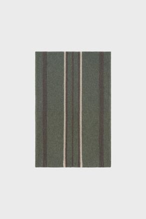 Gerard Darel Echarpe ray&eacute;e en cachemire - RAFAELLE - Vert Kaki