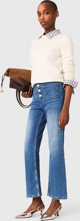 Maje Jeanshose Mit Taschen - Blau - Maje