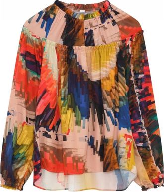 Gustav Bluse mit Blush-Print - - Blouses & Shirts - Damen - Mehrfarbig - L