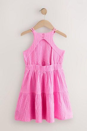 Next Sommerkleid 2er-Pack Sommerkleid mit Tr&auml;gern und Knitteroptik (2-tlg)