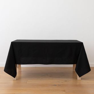 LinenMe Tischdecke 53% Leinen 47% Baumwolle - Rechteckige Stofftischdecke 156 x 275 cm - Waschbar & B&uuml;gelfrei - Ideal f&uuml;r Esstisch, K&uuml;che, Wohnzimmer - Hochwe