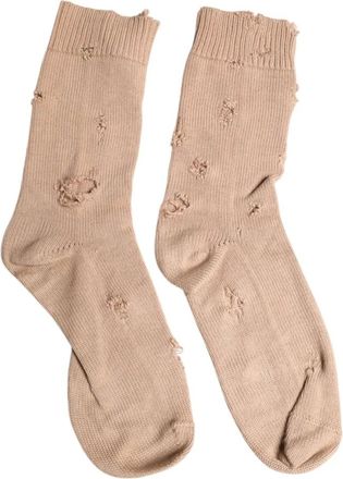 Dolce & Gabbana Homme, Sous-v&ecirc;tements, Beige, Taille: L Magnifiques chaussettes mi-mollet