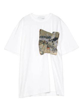 Yoshiokubo t-shirt à poche poitrine - Blanc