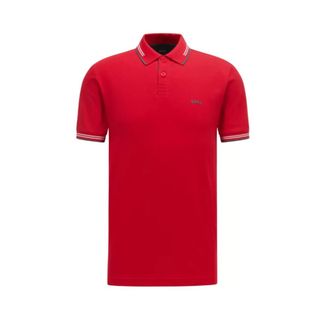 HUGO BOSS Homme, Tops, Rouge, Taille: XL Polo Paul Curved Hugo Boss - XS