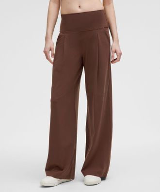 lululemon Align Palazzo-Hose Normale Länge für Frauen - Größe 10 in Lava Cake