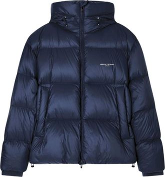 A|X Armani Exchange Homme, Vestes, Bleu, Taille: L Veste élégante avec fermeture éclair et poignets élastiques