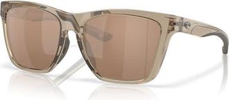 Costa Panga II Lunettes de soleil polaris&eacute;es pour femme avec protection UV &agrave; 100 % - Taille 57-580 g, Cuivre argent&eacute;/taupe, 57