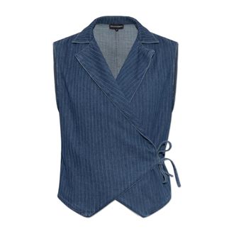 Emporio Armani Damen, Jacken, Blau, 2XSGr&ouml;&szlig;e