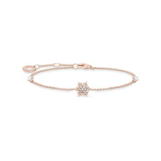 Thomas Sabo Thomas Sabo - Snowflake Bracelet - Femme - Accessoires - Rose - Taille: ONE Size