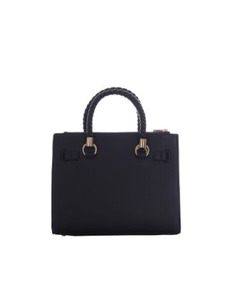 Liu Jo Womens Satchel Bag S Black Polyurethane Handbags Hand