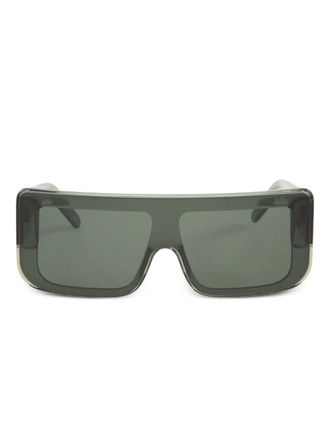 Rick Owens lunettes de soleil &agrave; monture en D Documenta - Vert