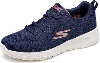 Skechers Go Walk Joy Violet Baskets pour Femme, Bleu Marine/Rose, 39.5 EU