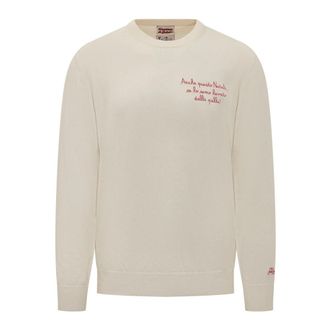 MC2 Saint Barth Vacanze Natale Levato Rundhals-Strickware - - Knitwear - Herren - Beige - S