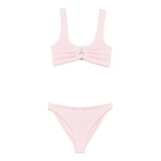 Hunza G Julia mit Goldring Bikini - - Swimwear - Damen - Rosa - ONE SIZE
