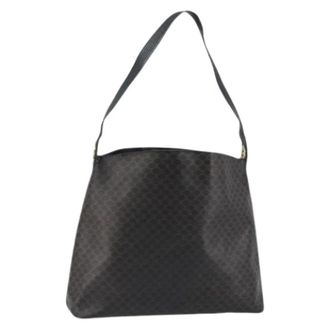 Celine Pre-owned Macadam Canvas Schultertasche - - Pre-owned - Damen - Schwarzk - ONE SIZE