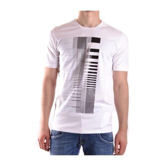 Diesel Casual Baumwoll-T-Shirt - - Tops - Herren - Wei&szlig; - L