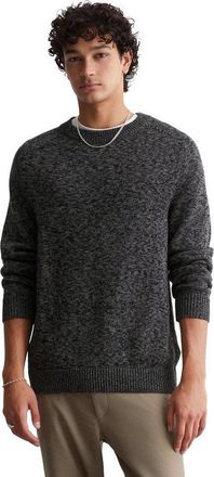 Marc O'Polo Denim Rundhalspullover lebendiger Bicolor-Effekt