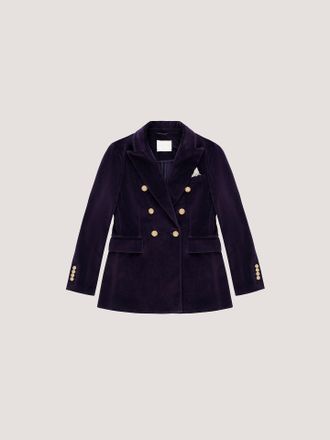 Circolo 1901 Velour double-breasted jacket
