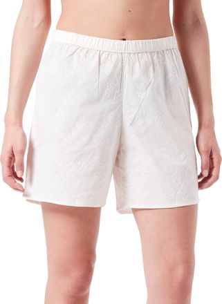 Schiesser Damen Hose Kurz Pyjamaunterteil, beige, 34