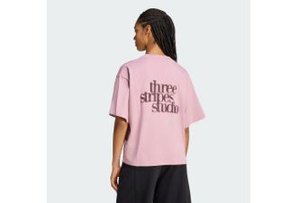 adidas T-Shirt 3 STRIPES STUDIO BOYFRIEND T-SHIRT (1-tlg)