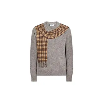 Moschino Herren, Strickwaren, Grau, 2XLGr&ouml;&szlig;e