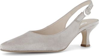 Gabor Damen Slingpumps, Frauen Pumps,elegant,einlege-Sohle,geschlossen,Gold,Holly-Jolly,Navy,Nappa-Leder,Night-Blue,Oliv,Puder,38.5 EU / 5.5 UK