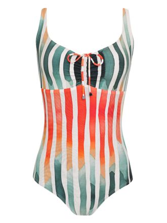 Lygia & Nanny Rosa Badeanzug - Weiß