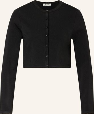 Sandro Sandro Cropped-Strickjacke schwarz