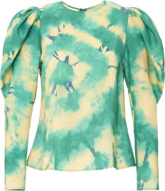 Ulla Johnson Blouse Ora Soie Tie and Dye Ulla Johnson