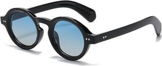 Generic Lunettes De Soleil Cadre Rond Photo Lunettes De Soleil Polaris&eacute;es Vacances F&ecirc;te(Blue)