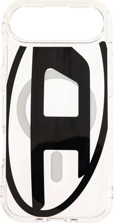 Diesel unisex, Accessoires, Blanc, Taille: ONE Size Oval D Metallic Case with MagSafe