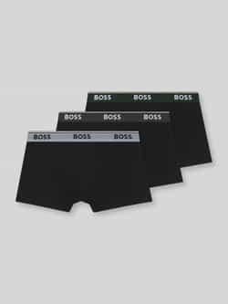 HUGO BOSS Trunks aus Baumwoll-Mix im 3er-Pack Modell Power