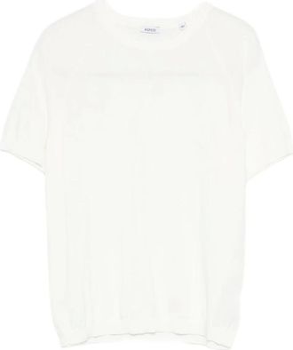 Aspesi Femme, Tops, Blanc, Taille: 40 FR Polo en Coton &agrave; Manches Courtes