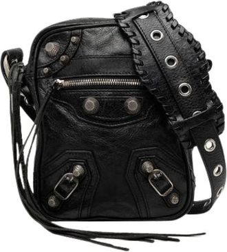 Balenciaga Sac bandouli&egrave;re Le Cagole Pre-owned - Femme - Pre-owned - Noir - Taille: ONE Size