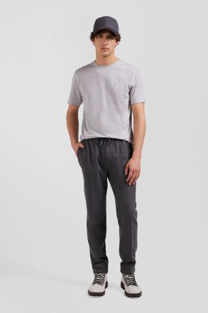 Eden Park Pantalon Gris Taille &Eacute;lastiqu&eacute;e Coupe Modern