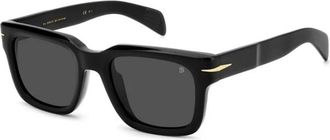 Eyewear by David Beckham Homme, Accessoires, Noir, Taille: 52 MM Lunettes de Soleil Noires Premium pour Vous