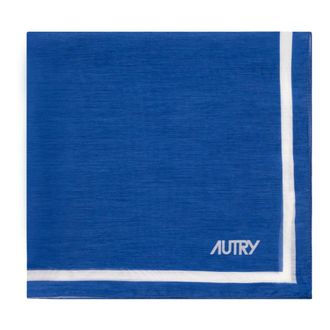Autry Homme, Accessoires, Bleu, Taille: ONE Size Foulard