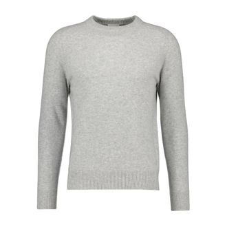 Profuomo Rundhals-Strickware - - Knitwear - Herren - Grau - L